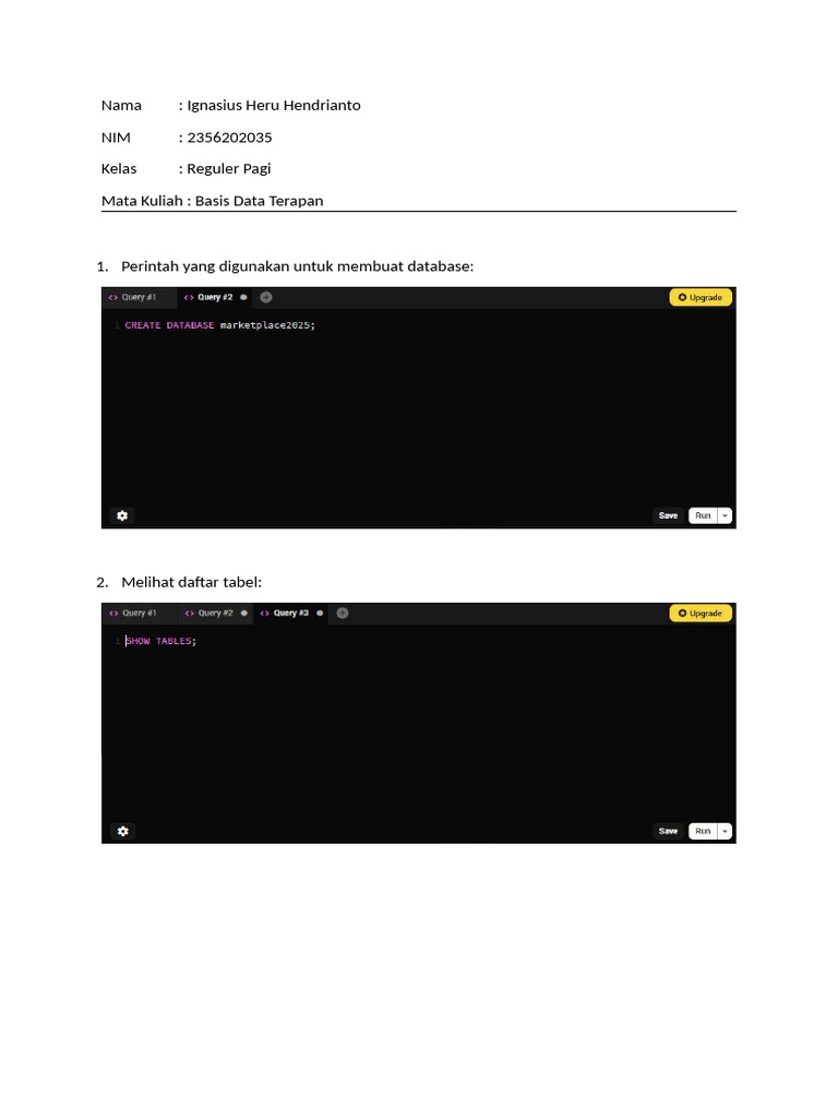Basis Data Terapan | PDF