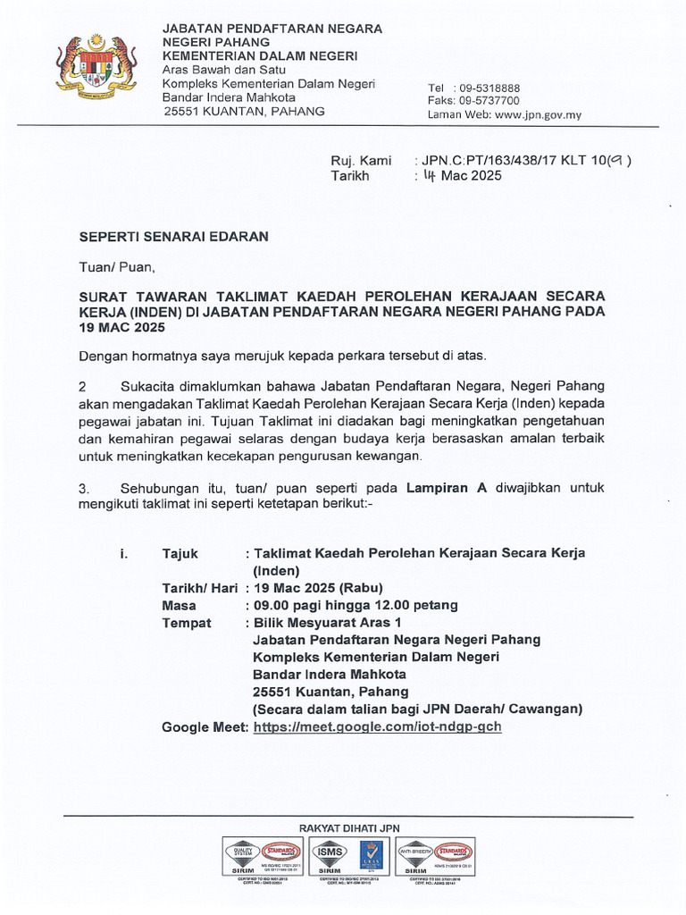 Taklimat Kaedah Perolehan | PDF