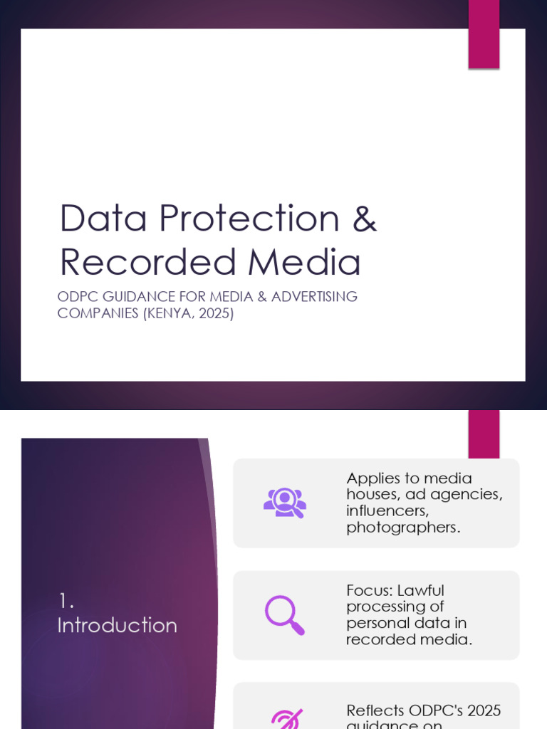 Data Protection Guidelines for Media 2025 | PDF | Privacy | Information ...