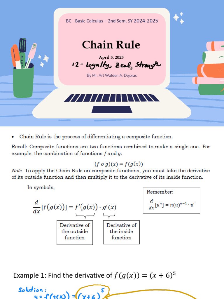 12 Chain-Rule 250405 220233 | PDF