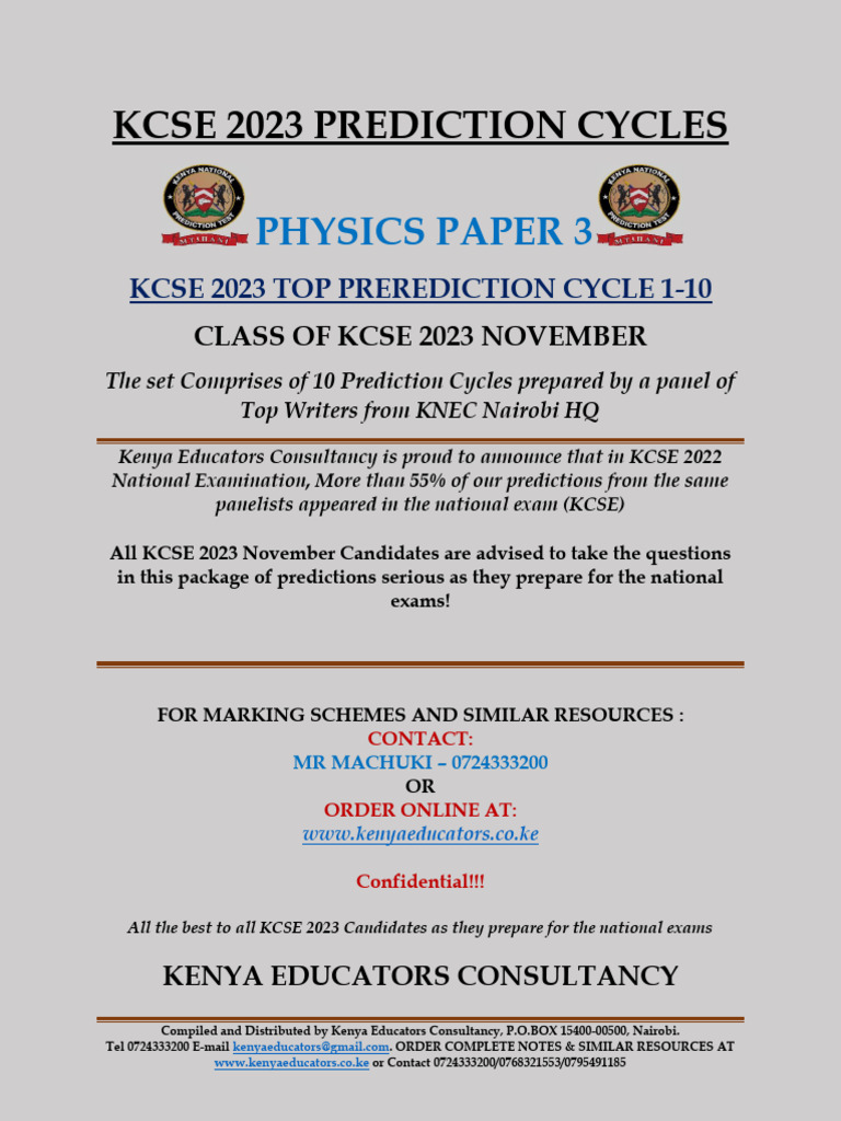 Phy PP3 Top Prediction Master Cycles | PDF | Temperature | Boiling
