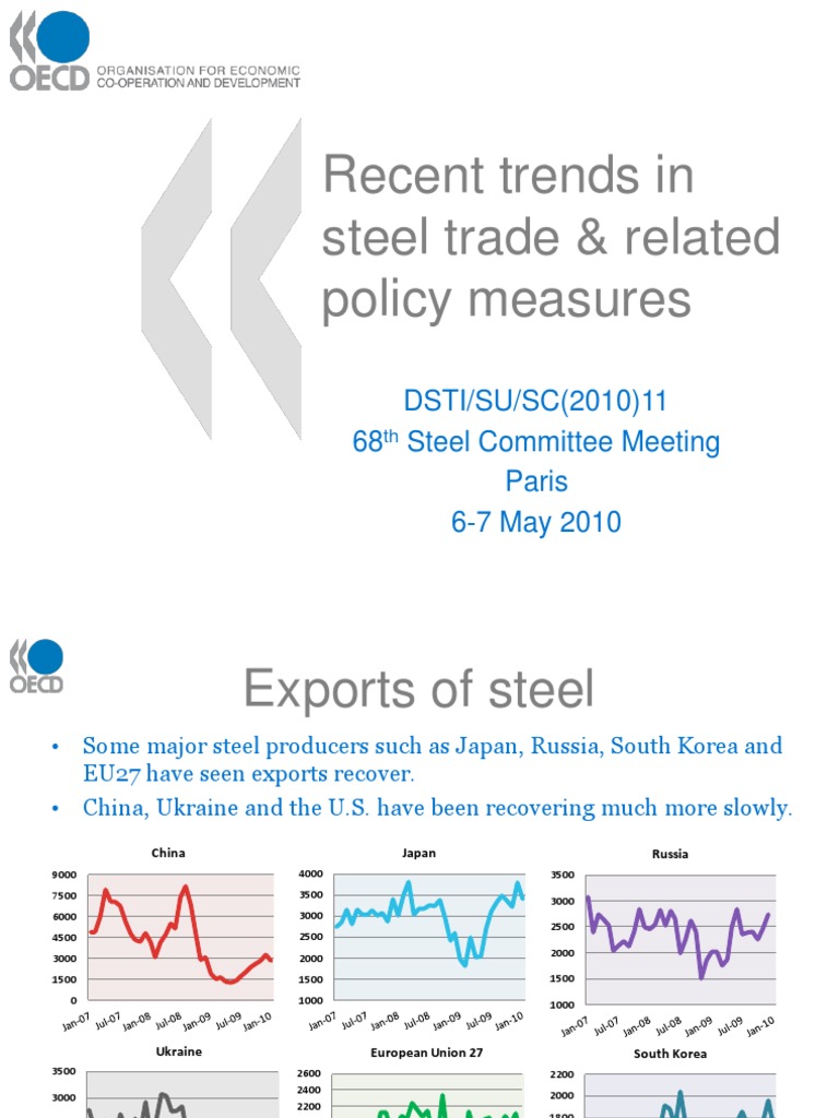 Recent Trends in Steel Trade & Related Policy Measures: DSTI/SU/SC ...