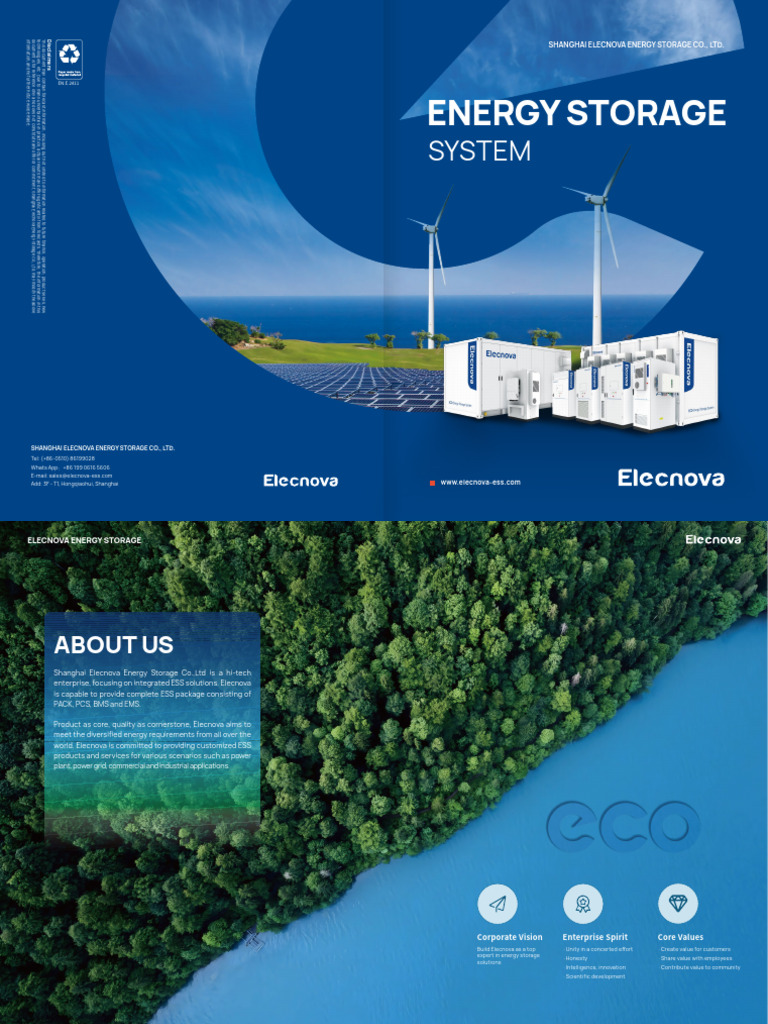 Elecnova Energy Storage Solutions Overview | PDF | Photovoltaics ...