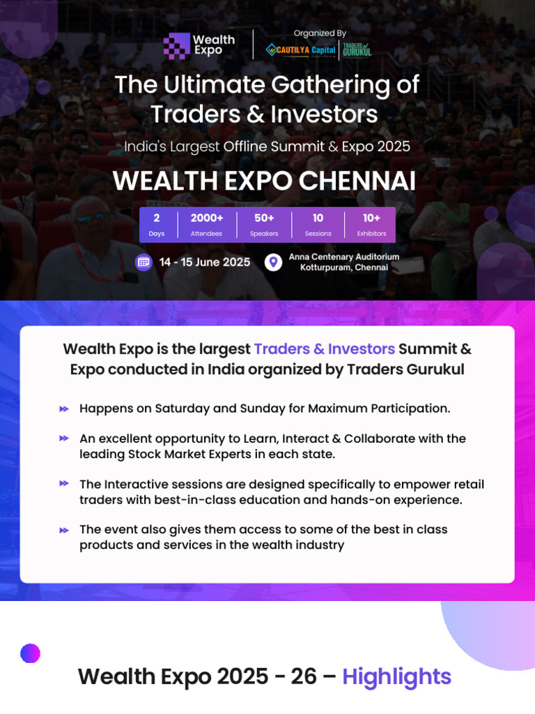 Wealth Expo Brochure abhi | PDF | Private Sector | Knowledge Economy