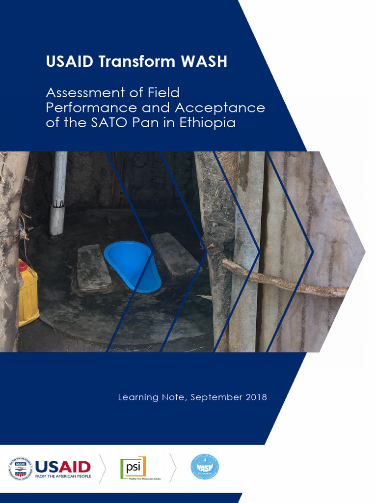 Assessment of Field Performance and Acceptance of The SATO Pan in Ethiopia | PDF | Wash | Sanitation
