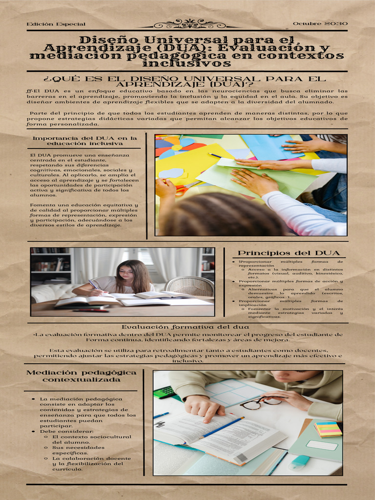 ¿Qué Es El Diseño Universal para El Aprendizaje (Dua) ? | PDF ...