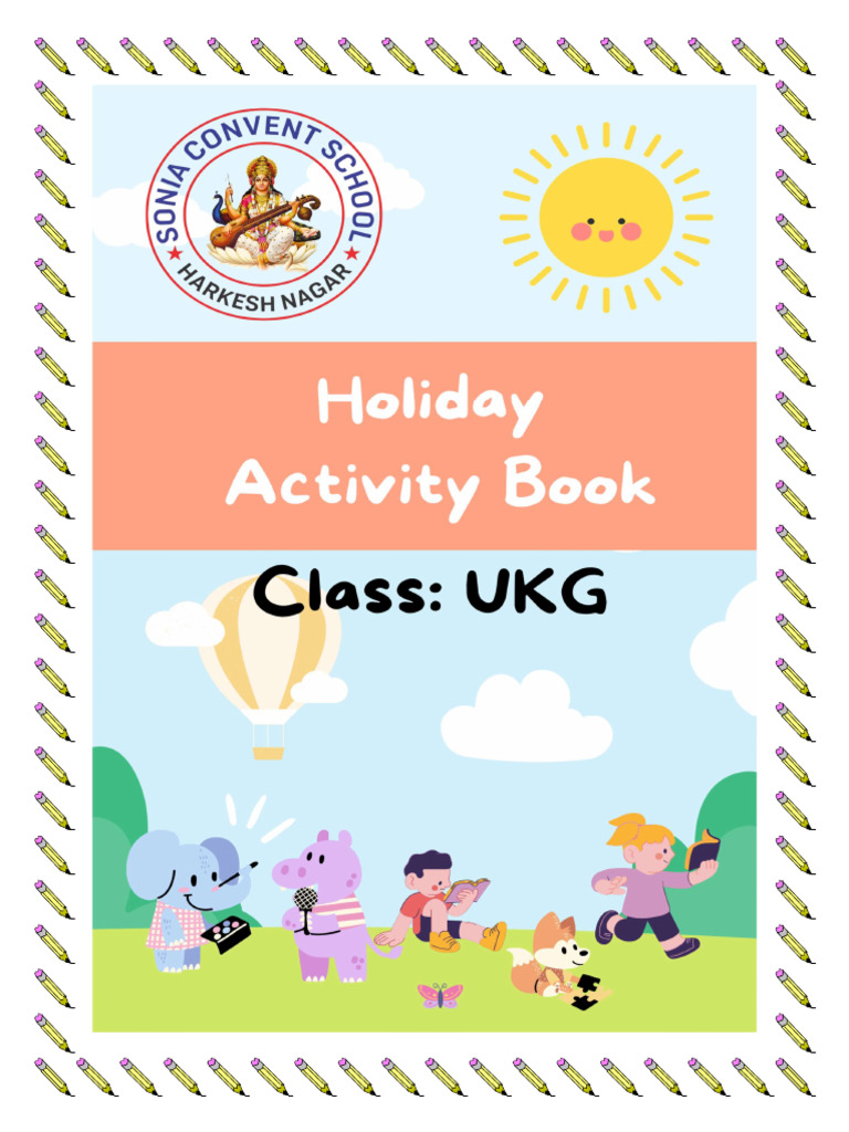 Class UKG Holiday Homework | PDF
