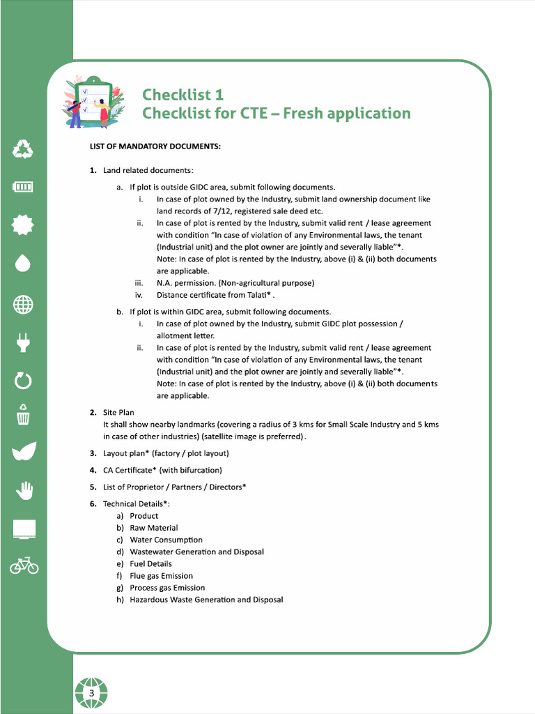 CTE Checklist | PDF