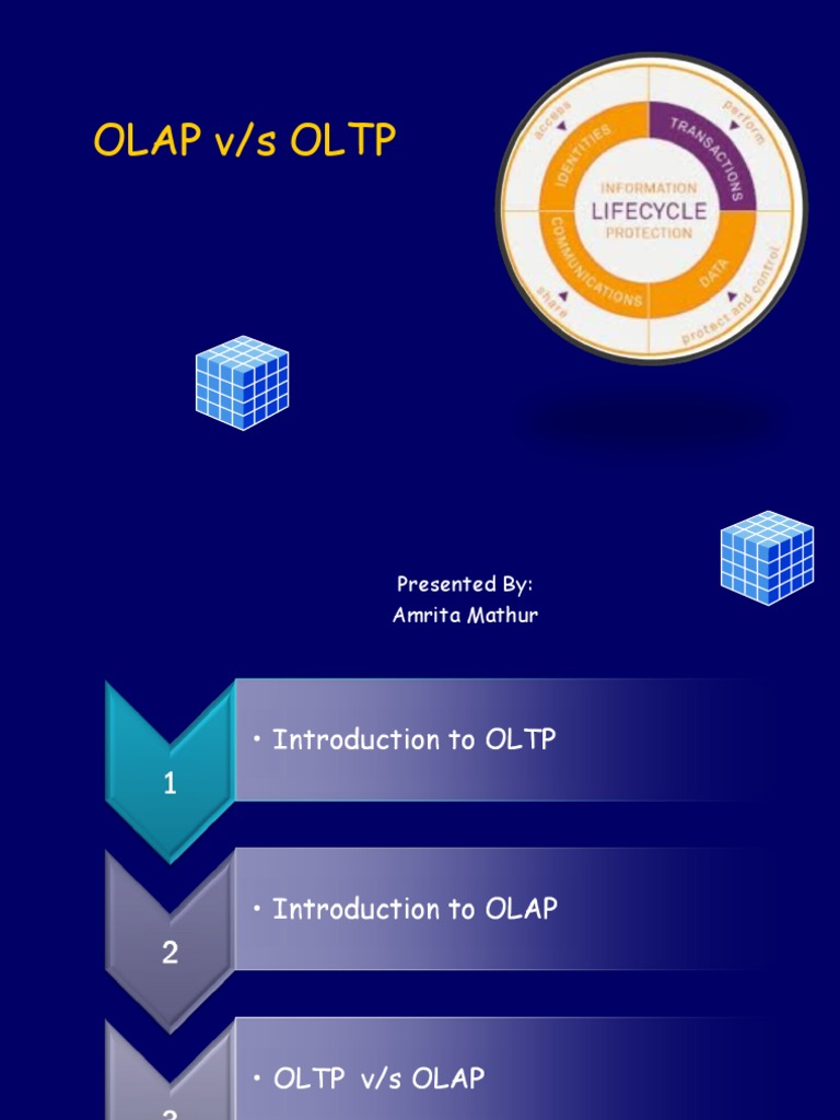 OLTP V/s OLAP by Amrita Mathur | PDF | Accountability | Information ...