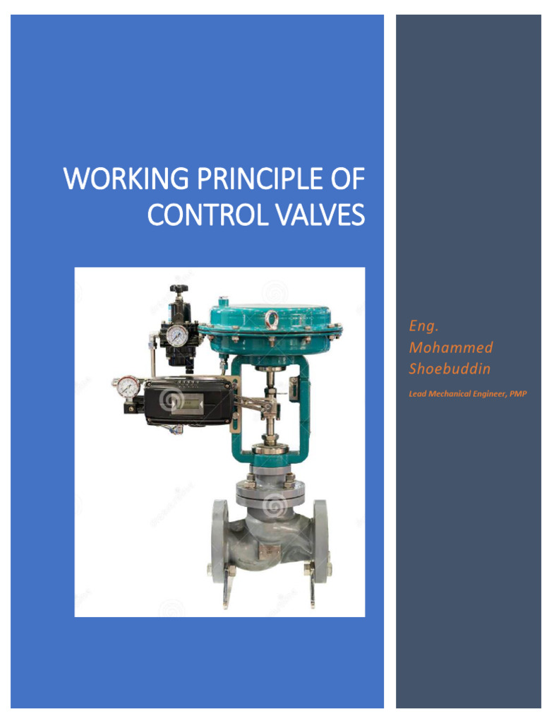 Control Valves Regulate the Flow of Fluids | PDF | Valve | Actuator