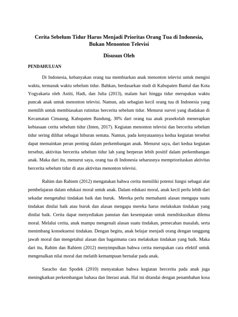 Esai Argumentatif | PDF