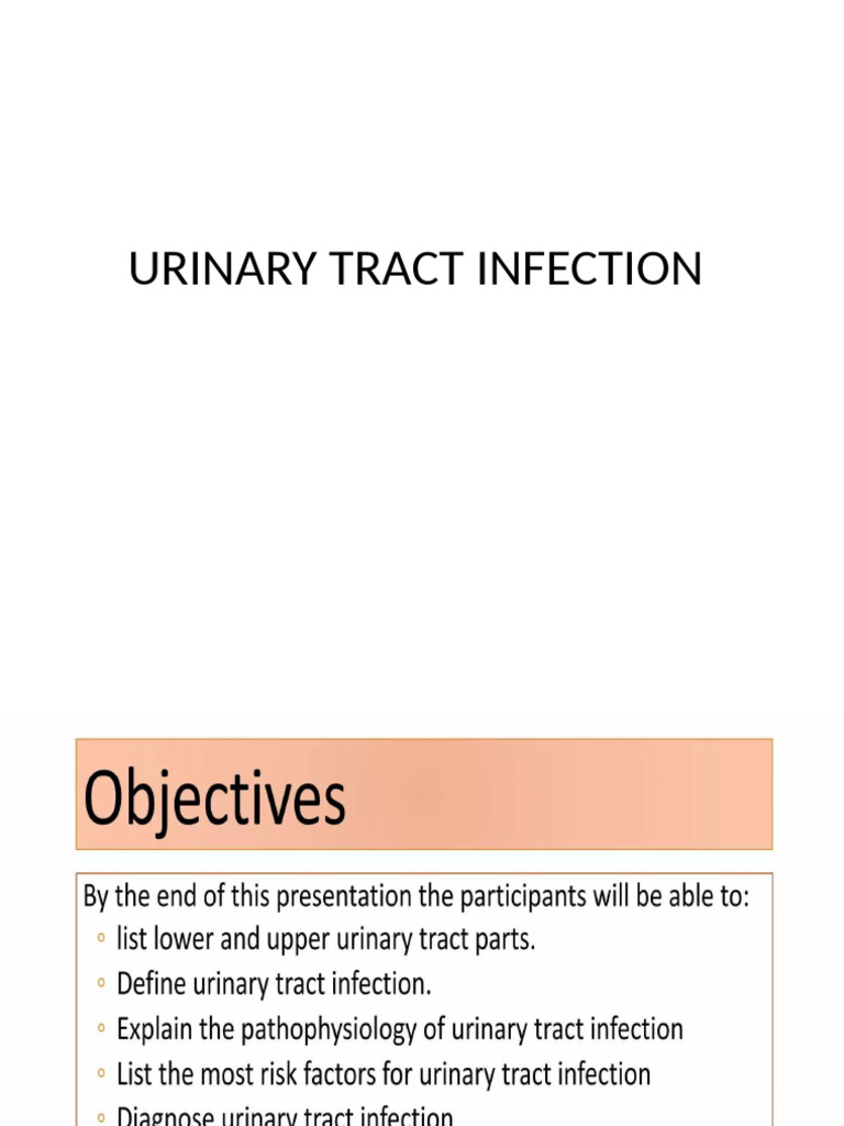 Urinary Tract Infection | PDF