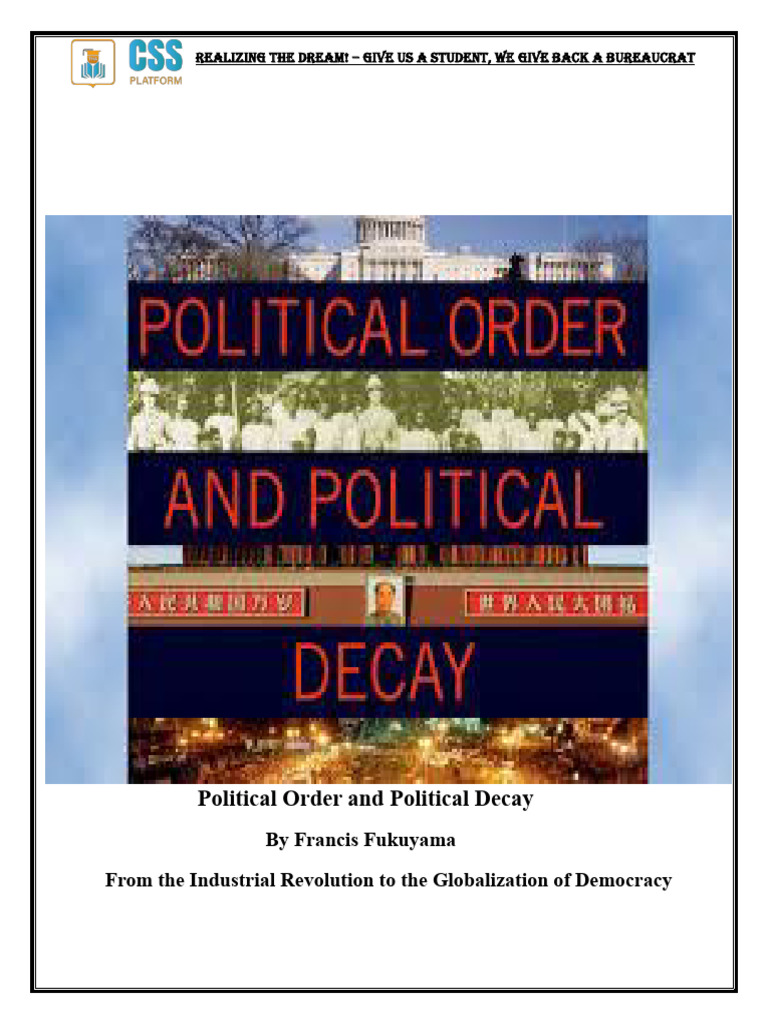 Political Order and Democracy's Future | PDF | Institution | Bureaucracy