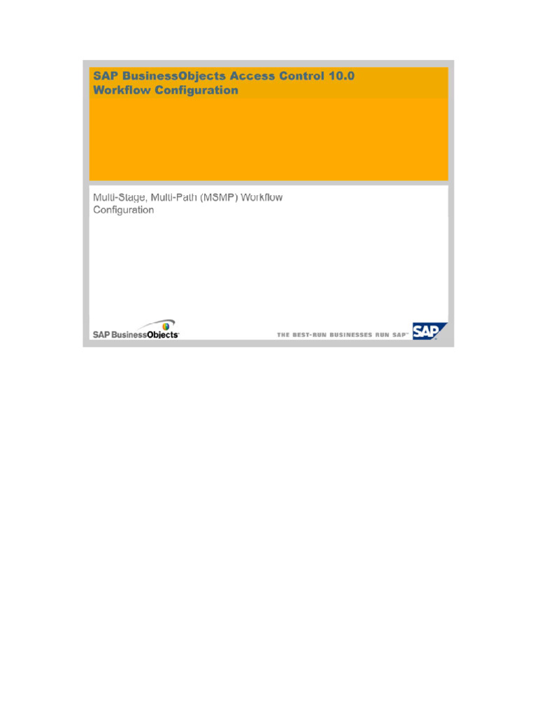 9 1 L1.Workflow - Configuration MSMP - Workflow.Configuration | PDF ...