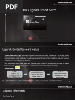 IndusInd Legend Credit Card Benefits Guide | PDF | Credit Card ...