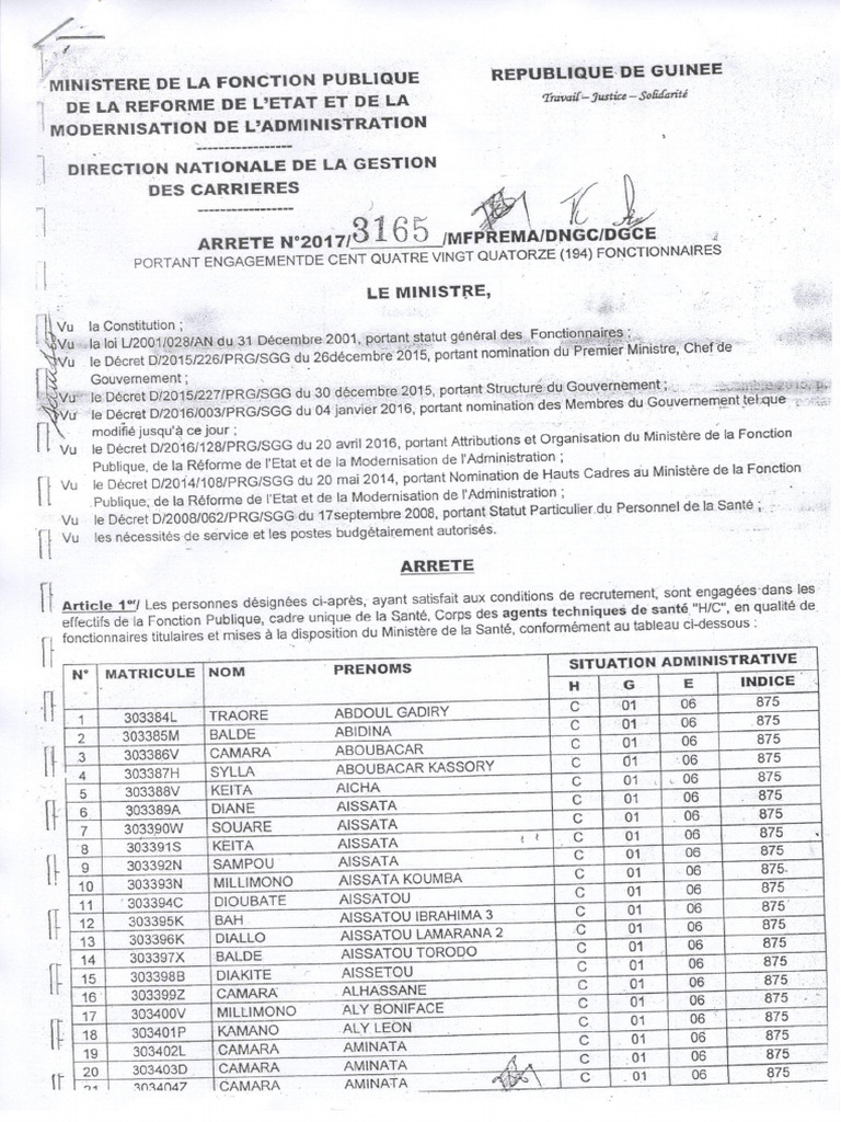 Arrete 3165 | PDF