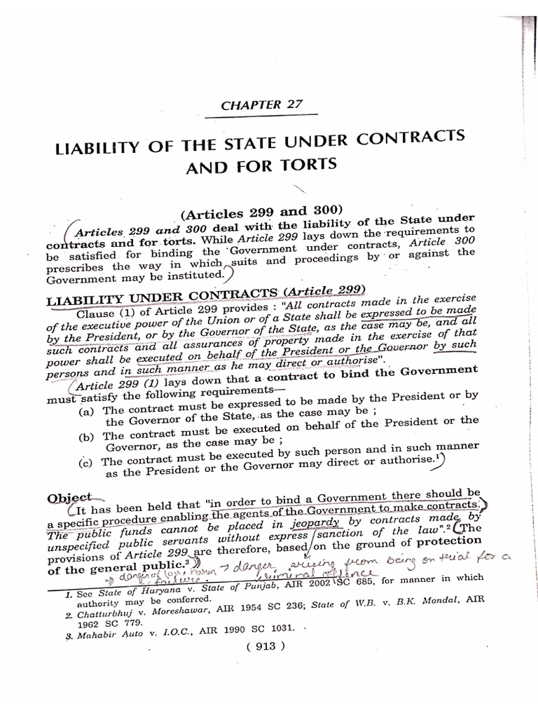 State Liability Narender Kumar | PDF