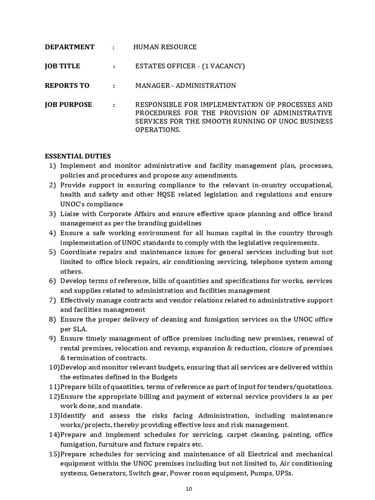 External Job Advertisement No. 1 of 2025 07022025 10 | PDF | Regulatory ...