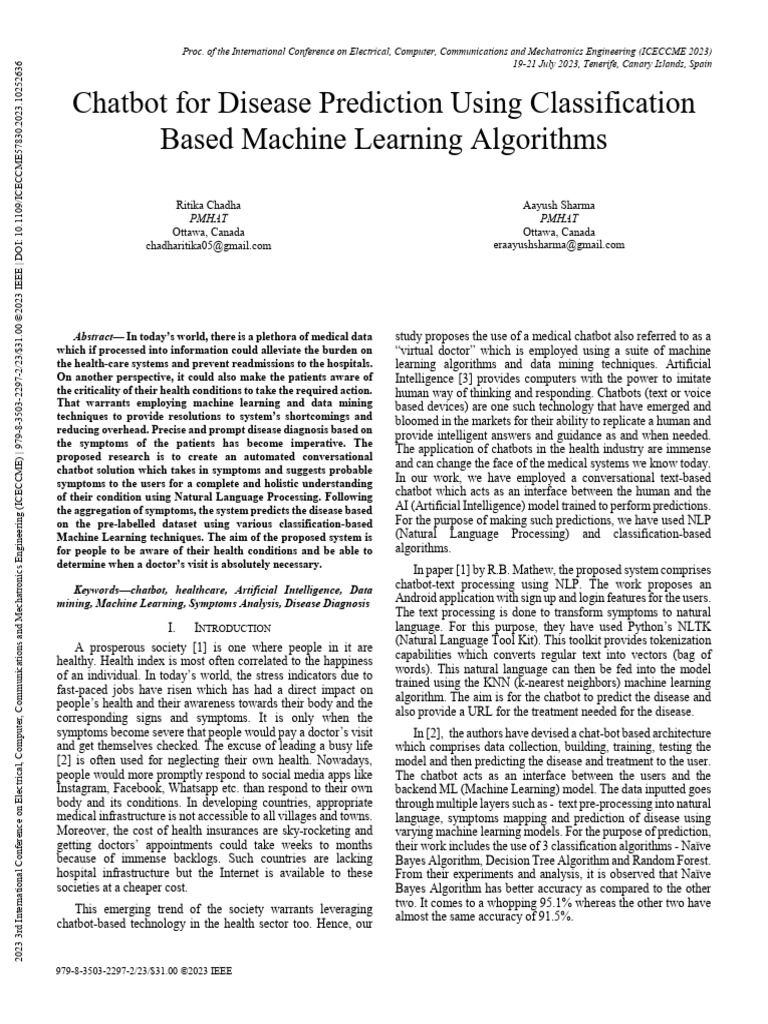 Chatbot_for_Disease_Prediction_Using_Classification_Based_Machine_Learning_Algorithms | PDF ...