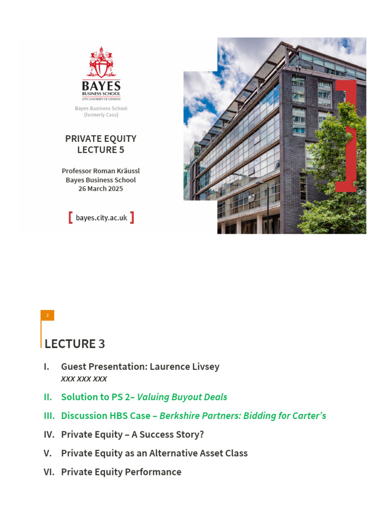 2025 SMM 519 PE Lecture 5 | PDF | Discounting | Present Value