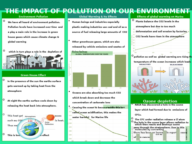 Environmental Poster | PDF | Climate Change | Ozone Depletion