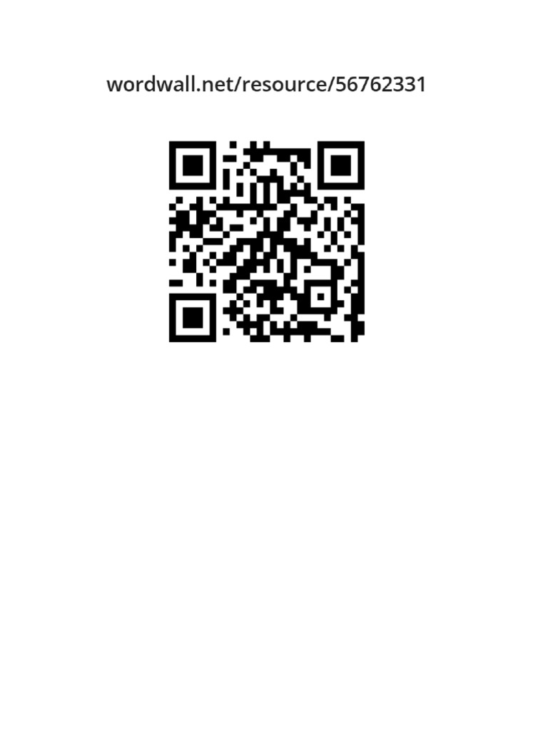 QR Code Wordwall | PDF