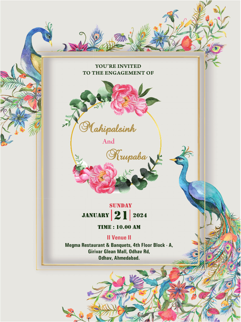 Engagement Invitation | PDF