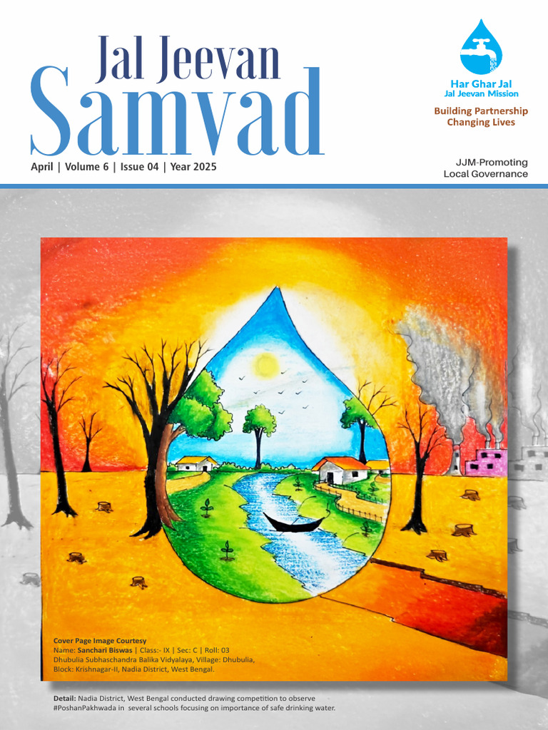 Jal Jeevan Samvad April, 2025 Issue-55 English | PDF | Government Of India