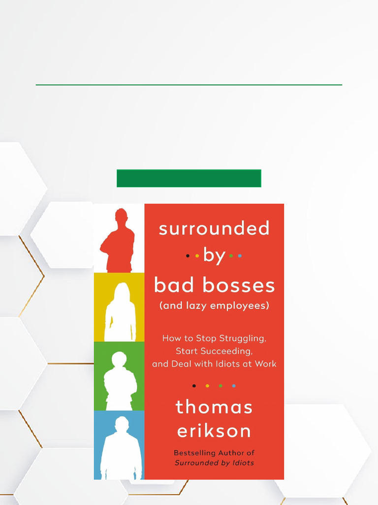 Dealing with Bad Bosses at Work | PDF | Color | Leadership