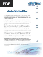 The PRAL Table | PDF | Foods | Food And Drink