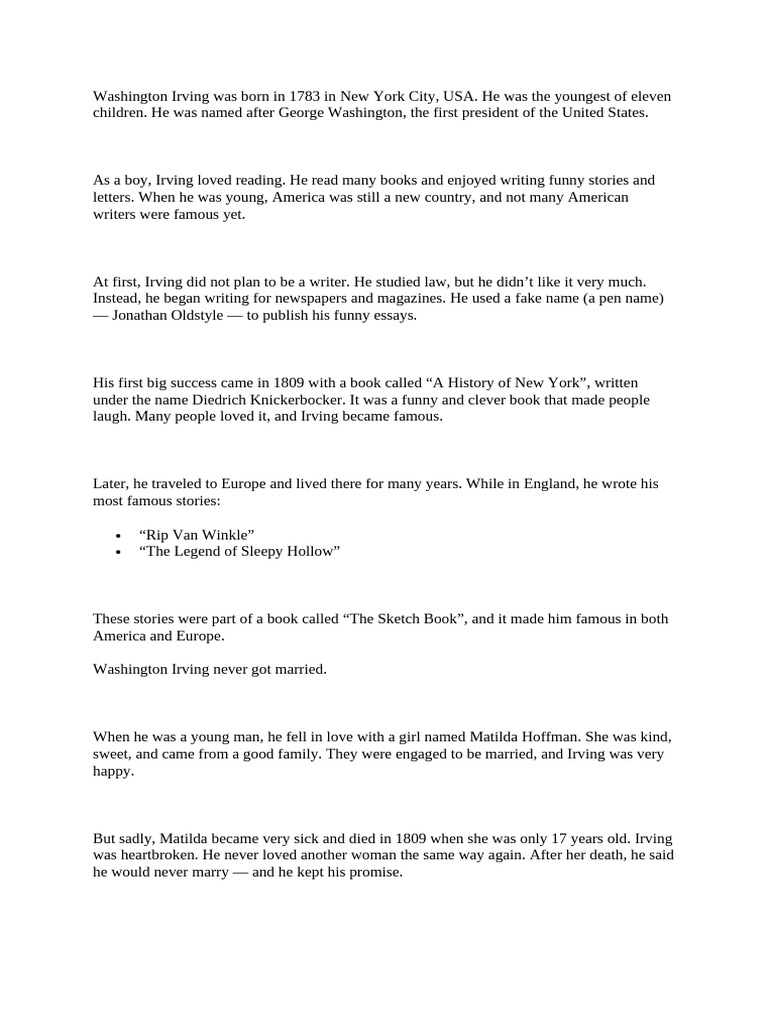 Irving | PDF