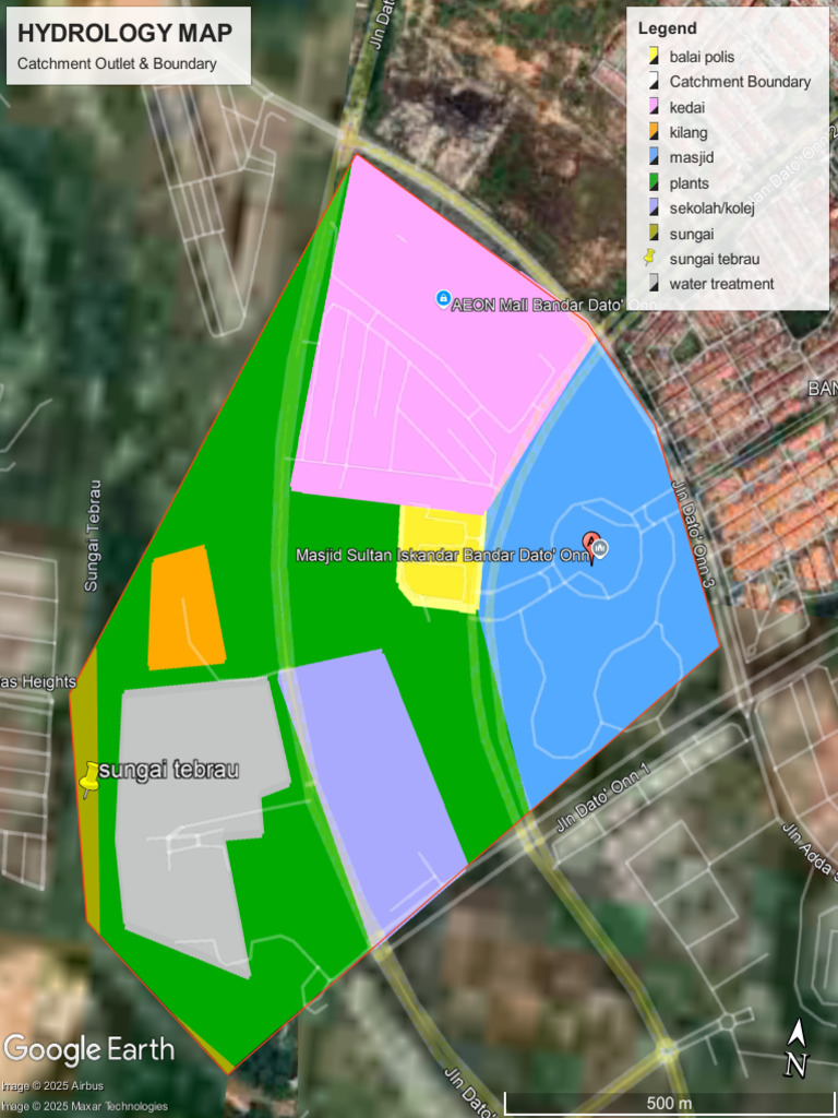 Hydrology Map of Catchment Areas | PDF
