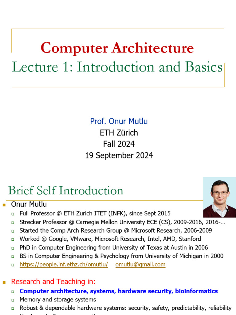 Lec 1 | PDF | Computing | Computer Programming