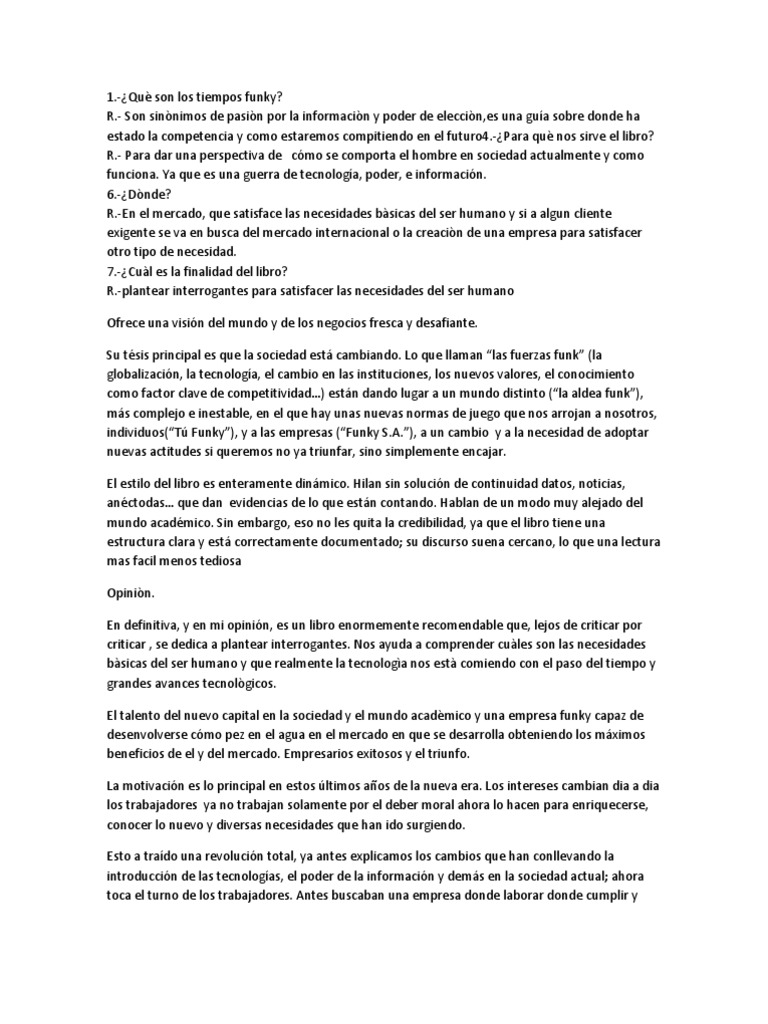 Perspectivas de Funky Business | PDF | Capitalismo | Conocimiento