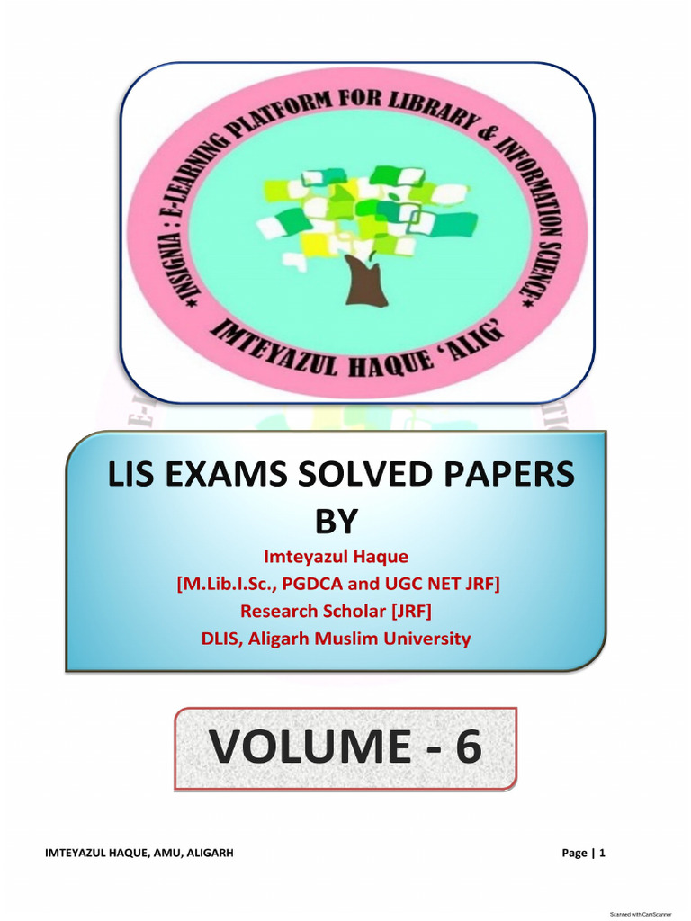 Lis Papers (Volume 6) by Insignia (Imteyaz) | PDF