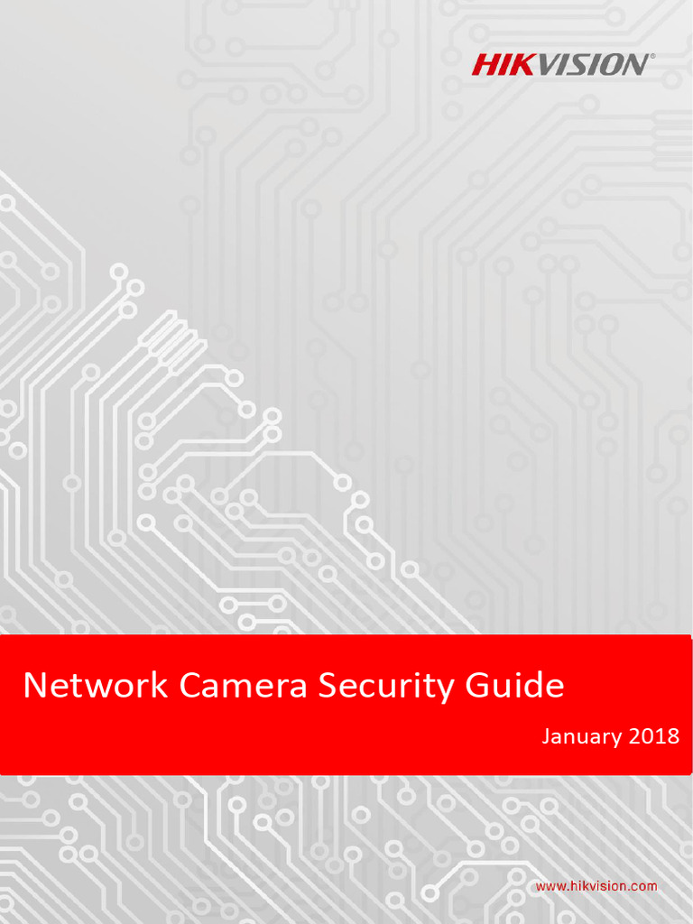 IPC-Security-Guide - v1.1 (HikVision) | PDF | Password | Security