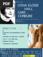 Lydia Hall Theory | PDF | Nursing | Physical Therapy