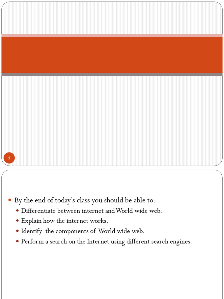 Internet vs. World Wide Web Explained | PDF | World Wide Web | Internet ...
