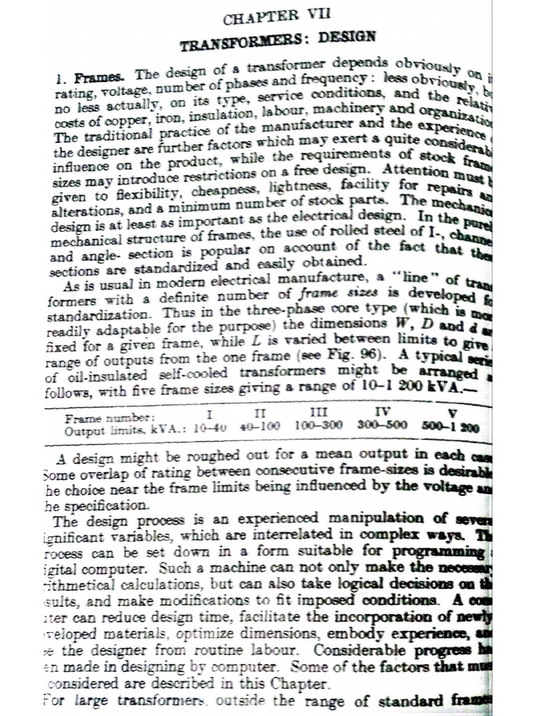 Transformer Design | PDF