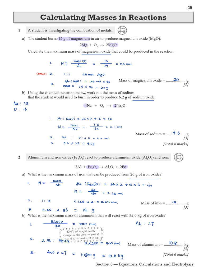 1.--homework - chemistry - Moles calculation -计算题复习 | PDF | Sodium ...