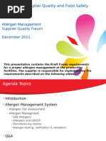 Allergen Risk Assessment Template 1 | PDF | Allergen | Food Industry