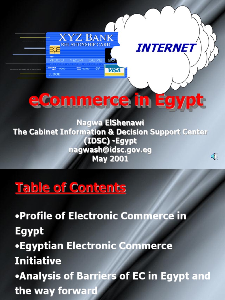 Internet: Ecommerce in Egypt | PDF | Electronic Data Interchange | E Commerce