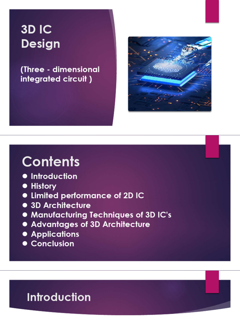 3D Ic Design | PDF | Integrated Circuit | Electronic Circuits