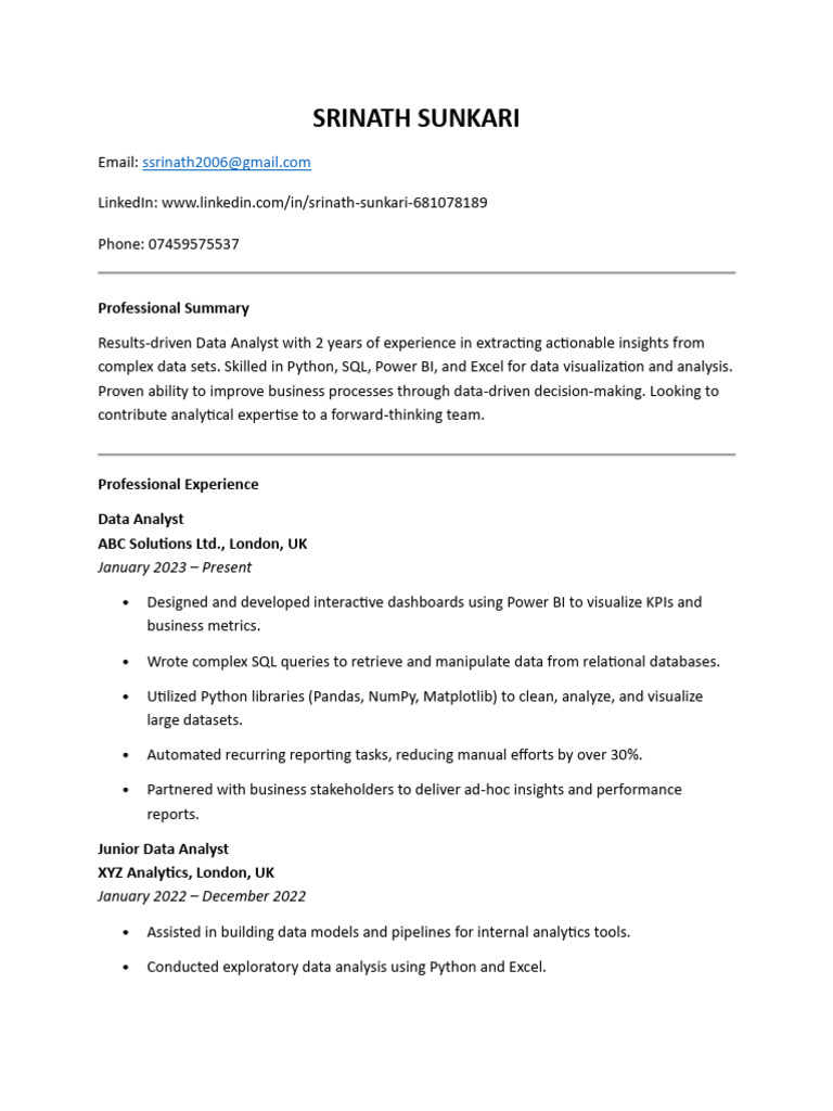 Srinath Sunkari | PDF