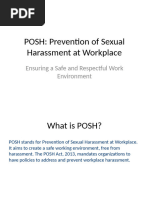 Posh Act | PDF | Sexual Harassment | Justice