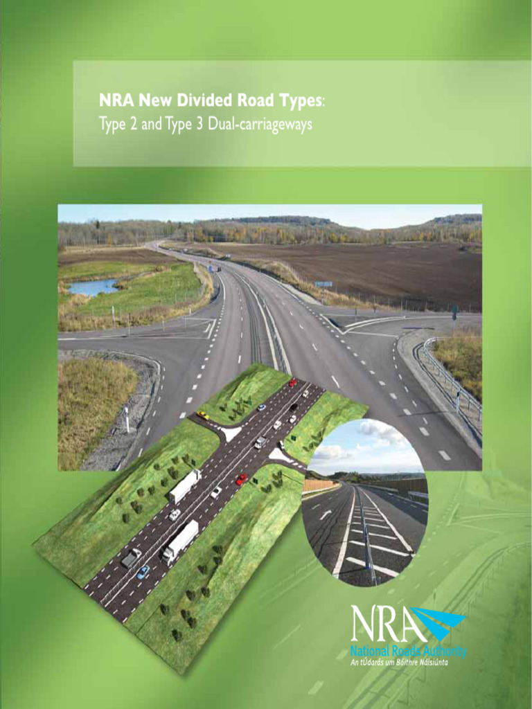 NRA Type 2 & Type 3 Dual Carriageways | PDF | Traffic | Road