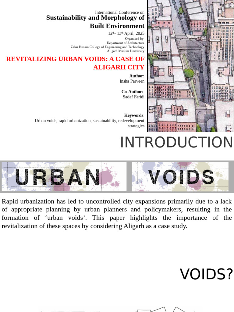 Urban Voids in Aligarh City | PDF | Urbanization