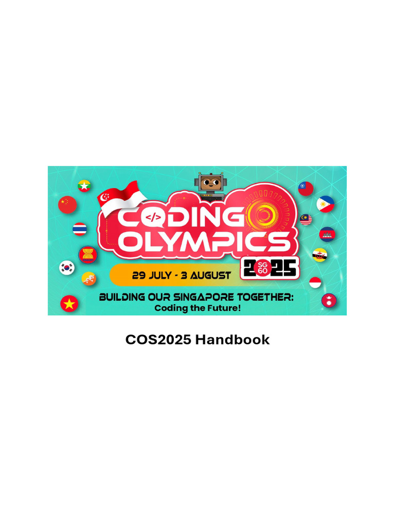 Coding Olympics 2025 Handbook | PDF | Internet | Login