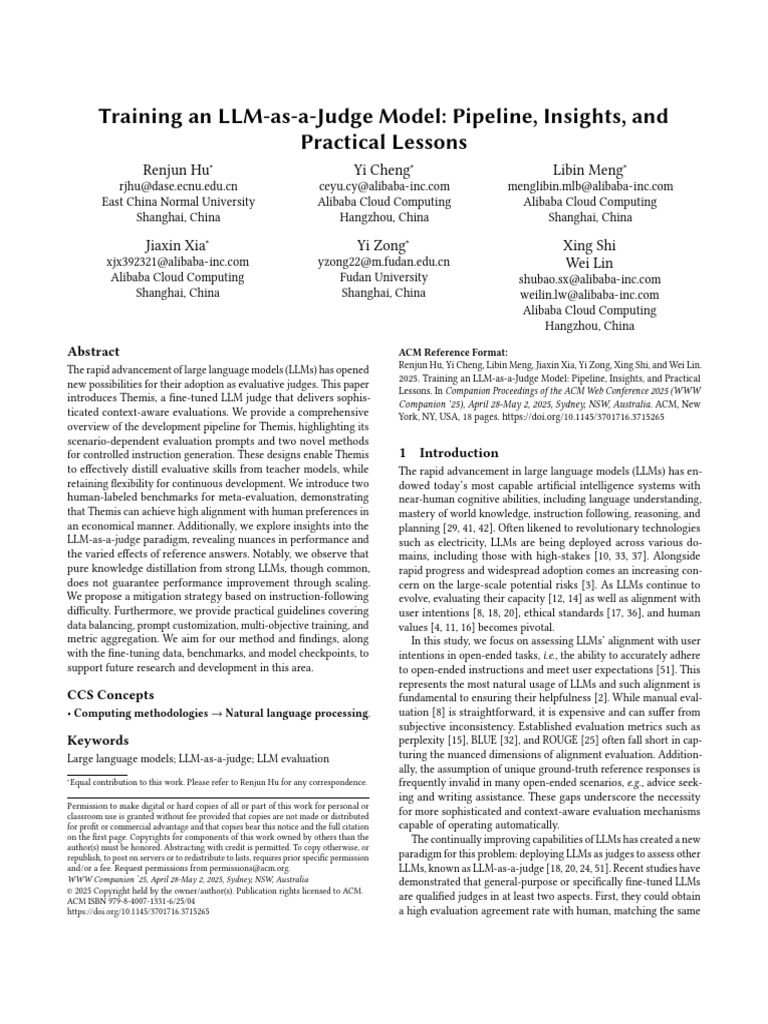 Training An LLM-as-a-Judge Model | PDF | Evaluation | Learning