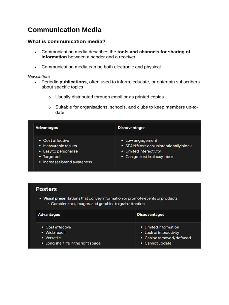 Communication Media | PDF